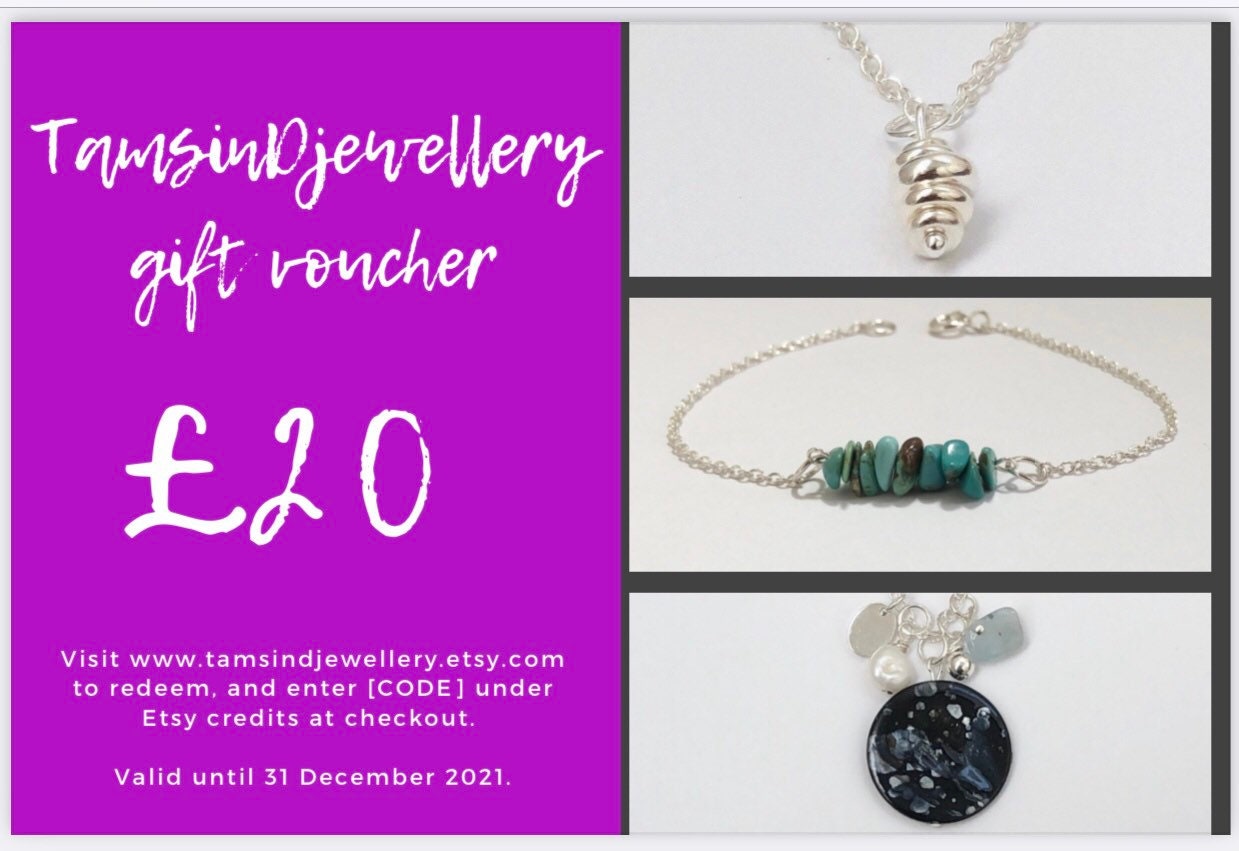 Jewellery Gift Voucher Gift Certificate - Etsy UK