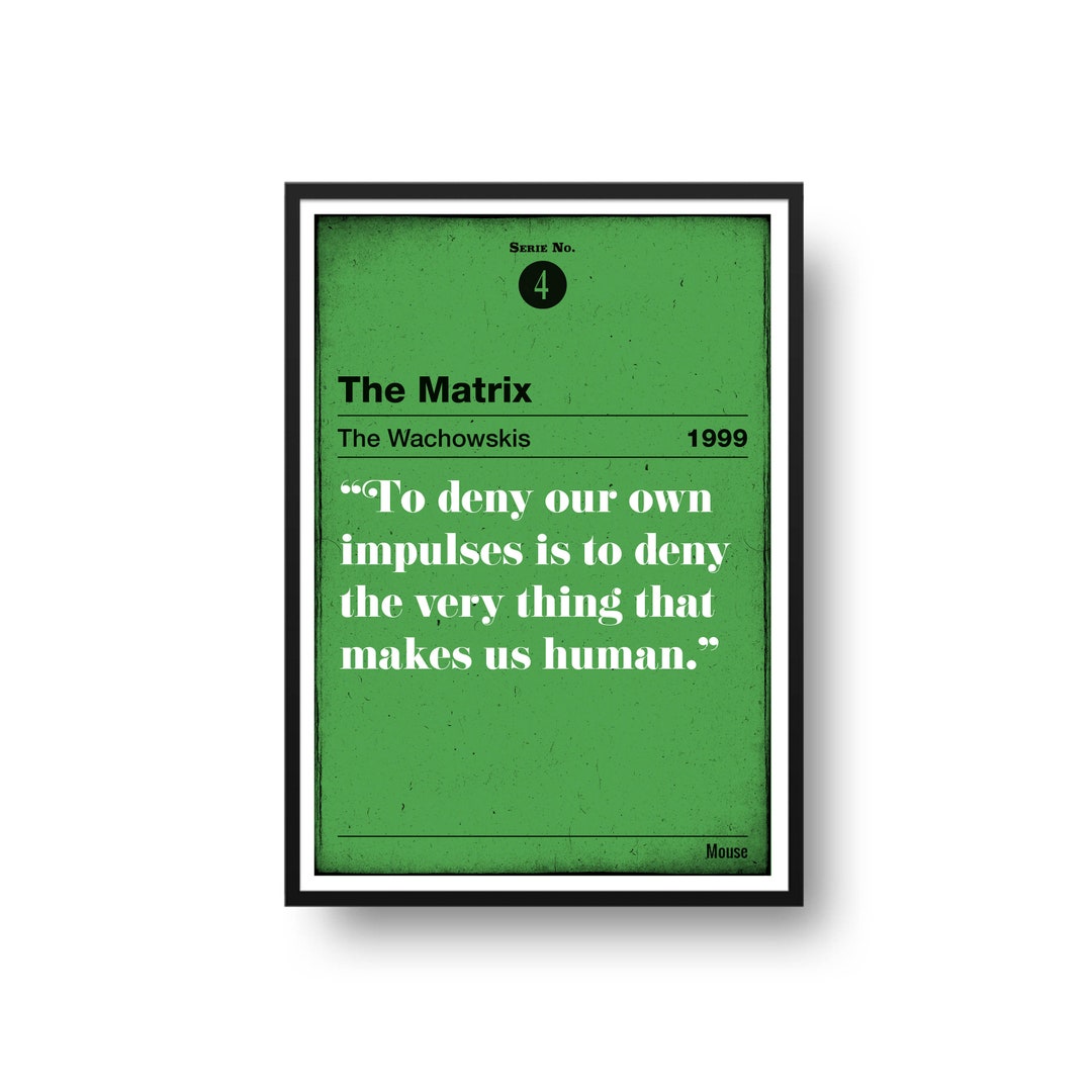 The Matrix Art Print - Etsy UK