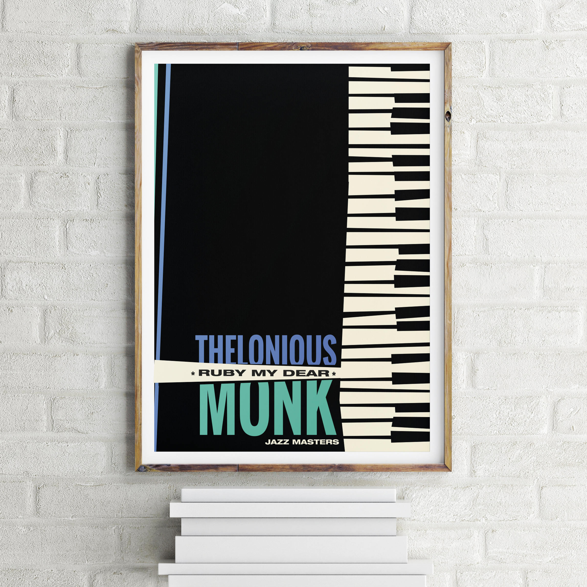 Thelonious Monk Jazz Screenprint - Etsy