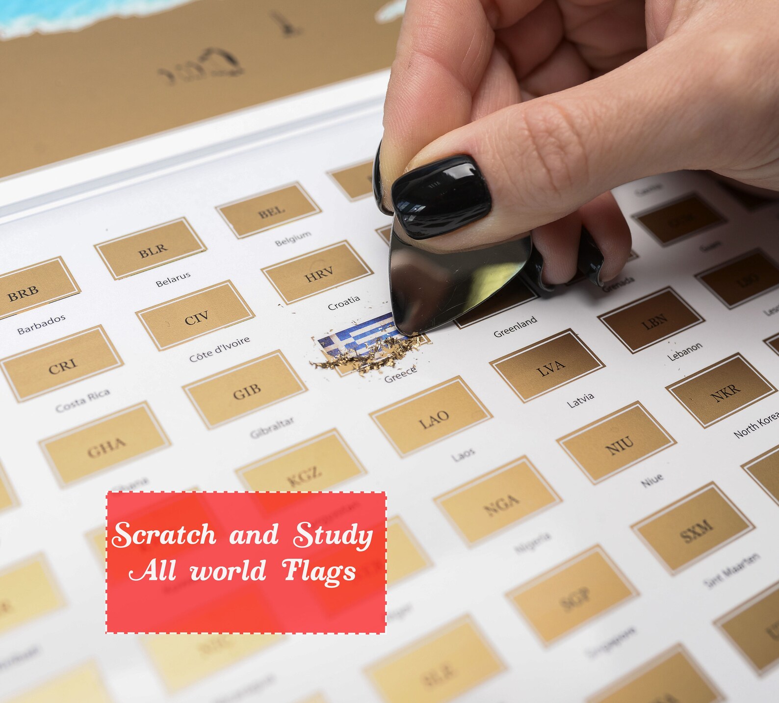 Scratch off Travel Map World Map Poster With Push Pins | Etsy