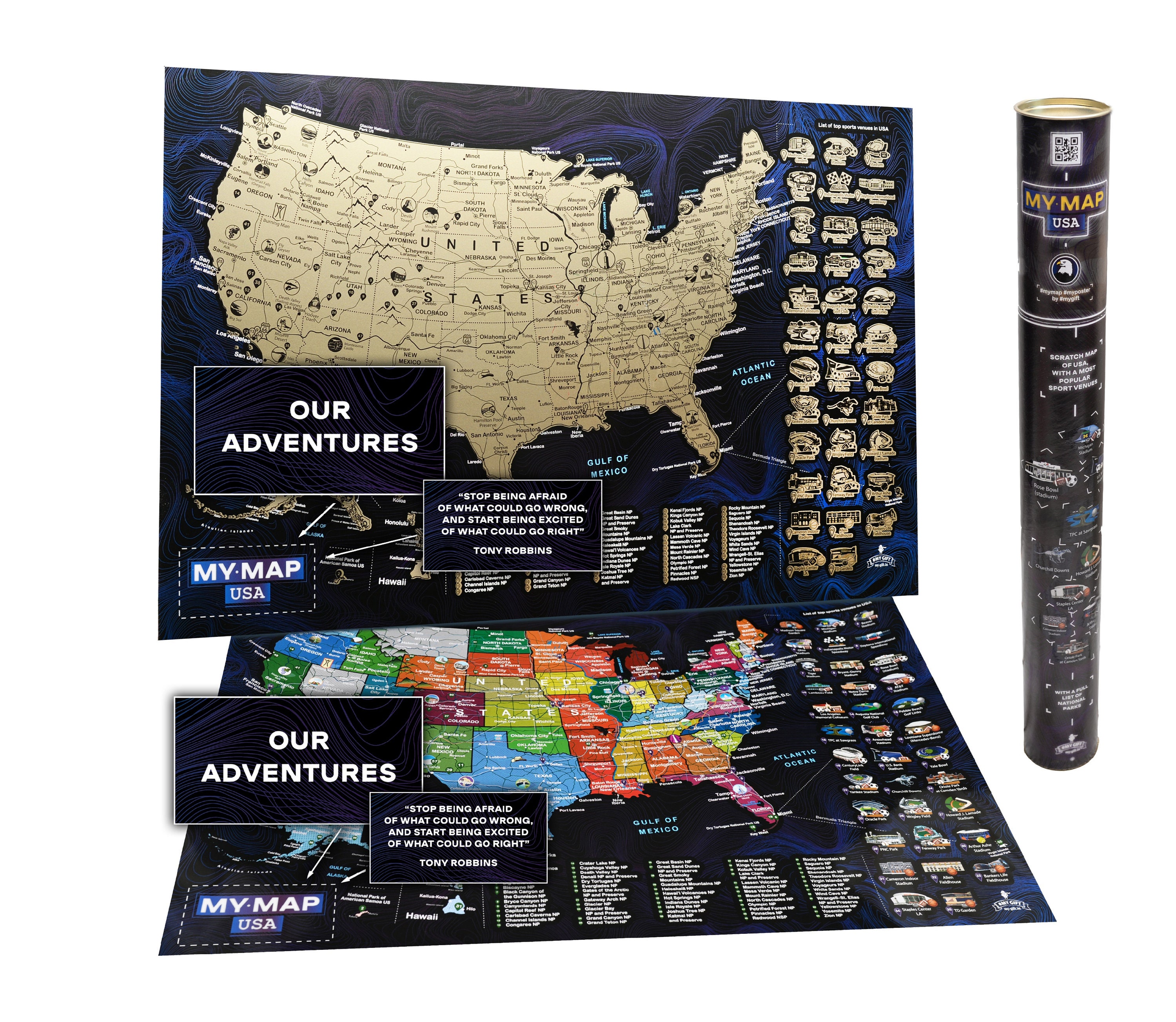 Scratch off US Map Patriotic USA Map Black Travel Map - Etsy