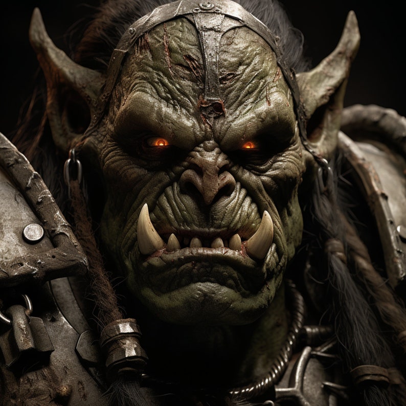 Horrifying Battle Ready Orc Warrior Stainless Steel Hot Mor Cold ...