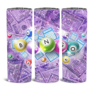 Bingo Bonanza Choose From One of Three Designs Sublimated 20 Oz ...