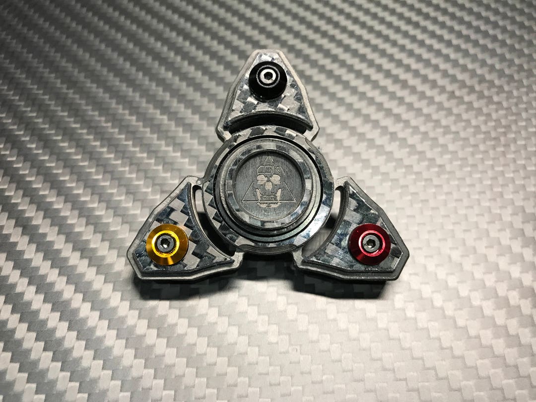 GERMANY FLAG - Spinner En Fibre De Carbone " Tri Spinner » - Etsy