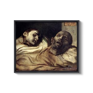 Théodore Géricault : Heads of Torture Victims 1820 Canvas Gallery ...