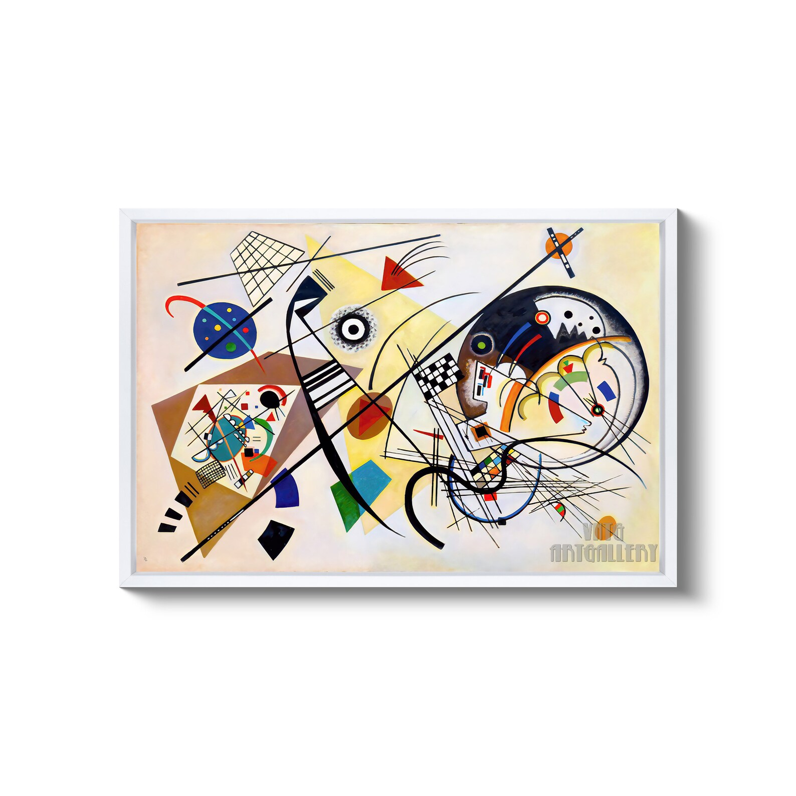Wassily Kandinsky : Transverse Line 1923 Canvas Gallery - Etsy