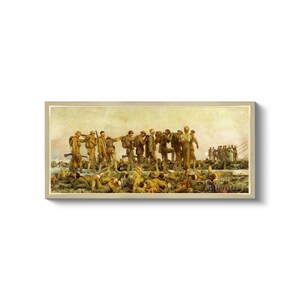 John Singer Sargent : Gassed (1919) Canvas Gallery Wrapped or Framed ...