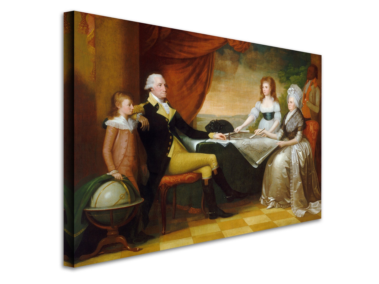 Edward Savage : the Washington Family 1798 Canvas Gallery - Etsy