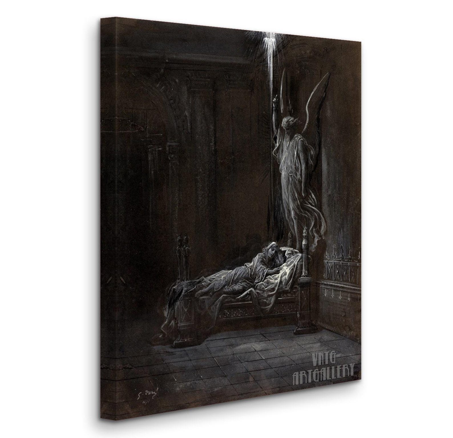 Gustave Doré : the Calling of Samuel (1877) Gallery Wrapped or Framed ...
