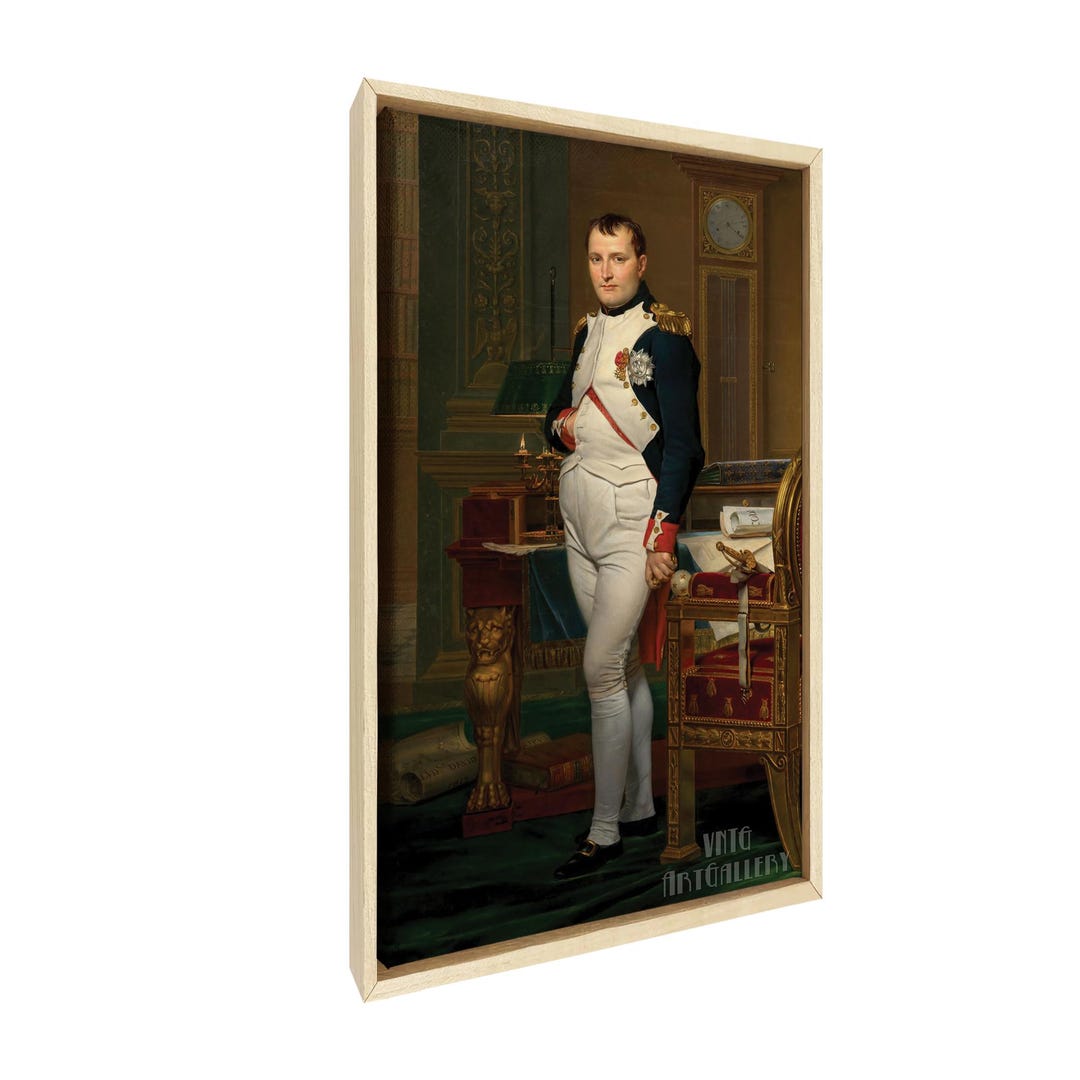 Jacques-louis David : the Emperor Napoleon in His Study at the ...