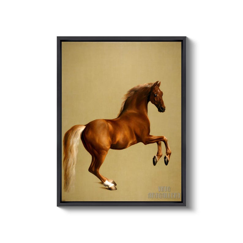 George Stubbs : Whistlejacket (1762) Canvas Gallery Wrapped or Framed ...