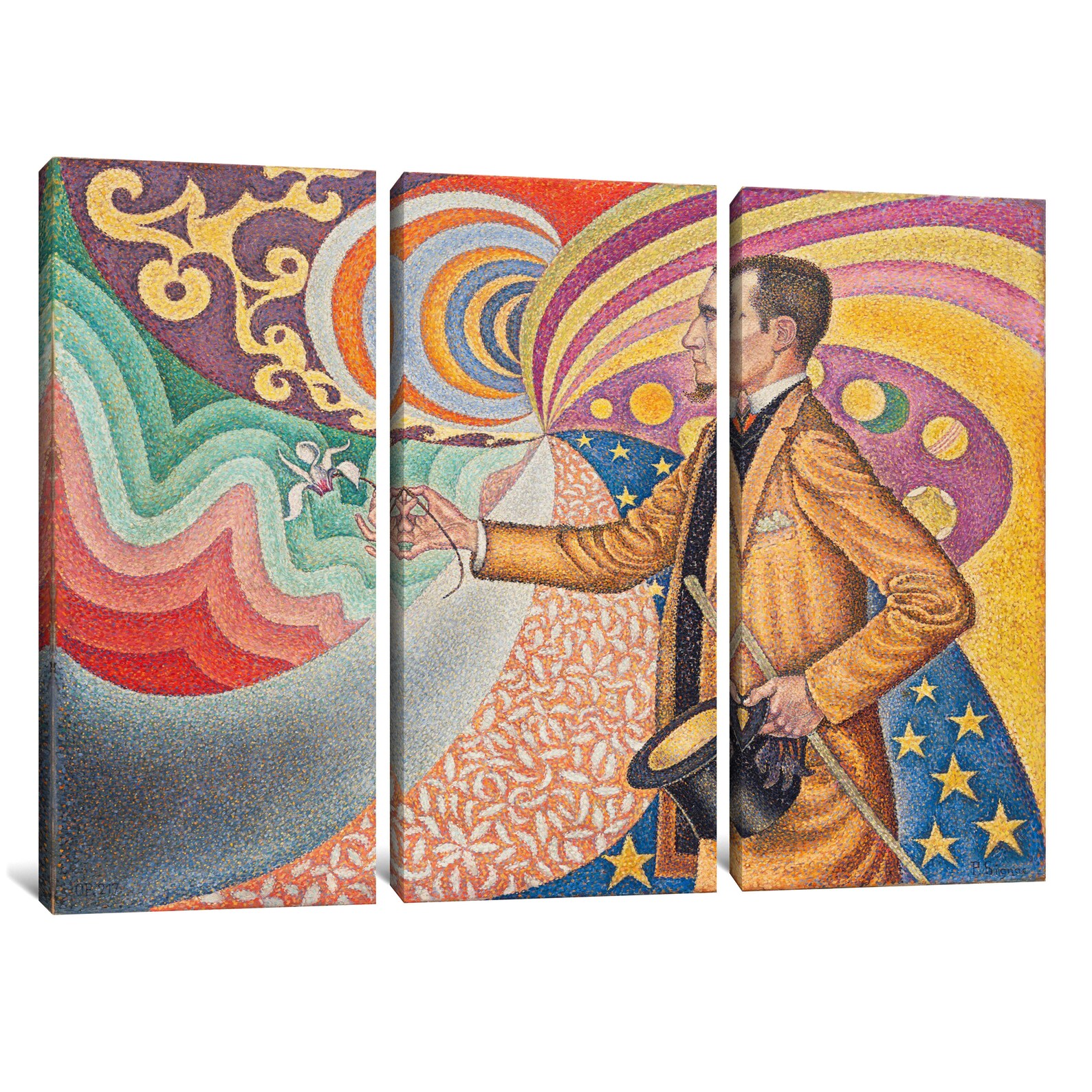 Paul Signac : Portrait De Félix Fénéon 1890 Canvas Gallery | Etsy