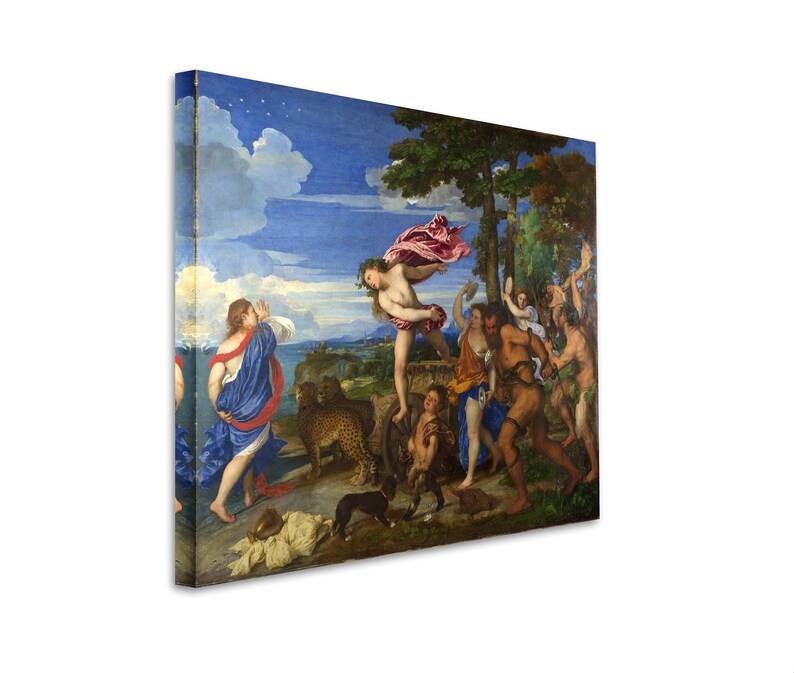Titian Bacchus And Ariadne 15201523 Canvas Gallery Etsy 