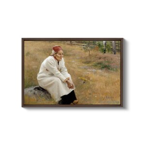 Albert Edelfelt : Larin Paraske (1893) Canvas Gallery Wrapped or Framed ...