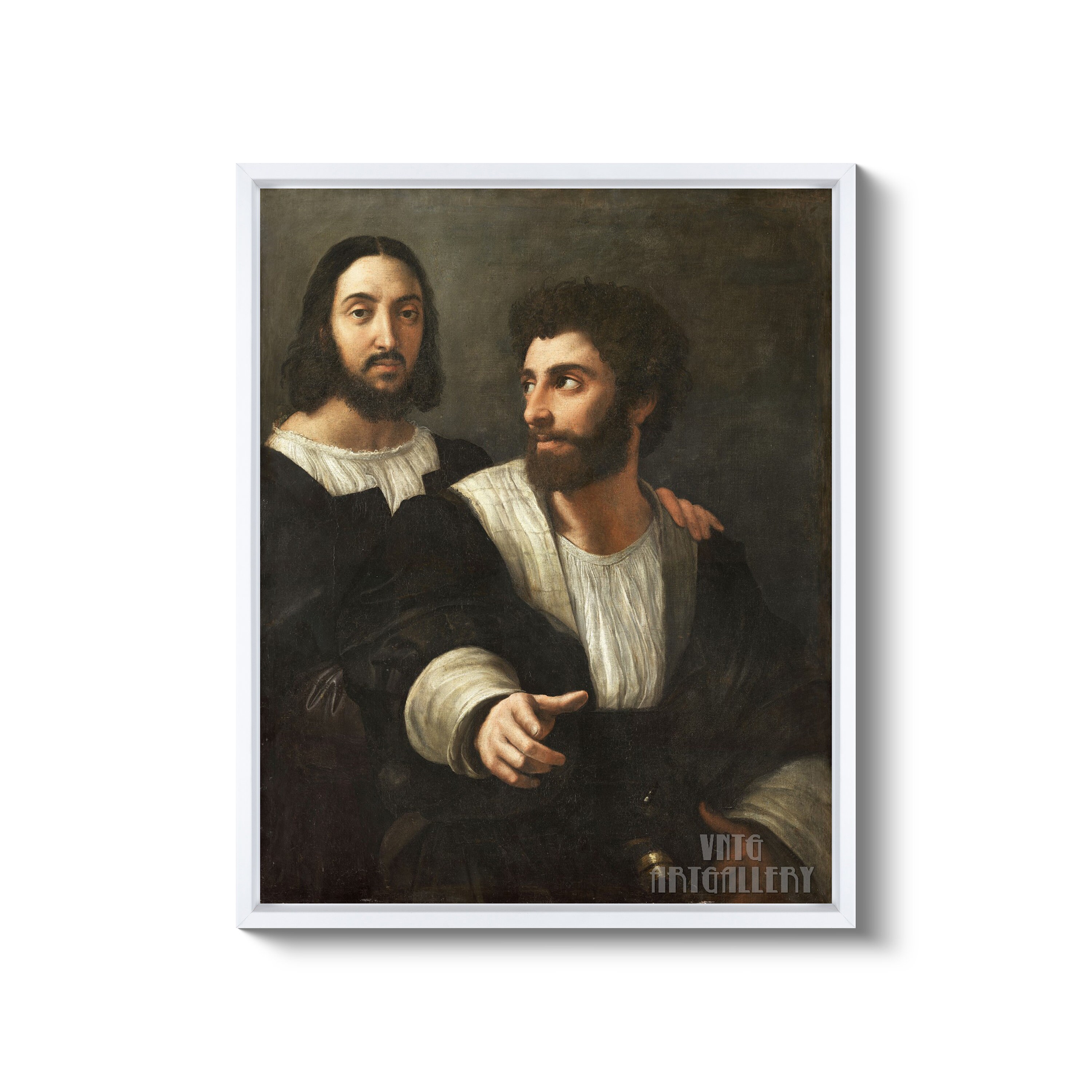 Raphael Self Portrait With A Friend
