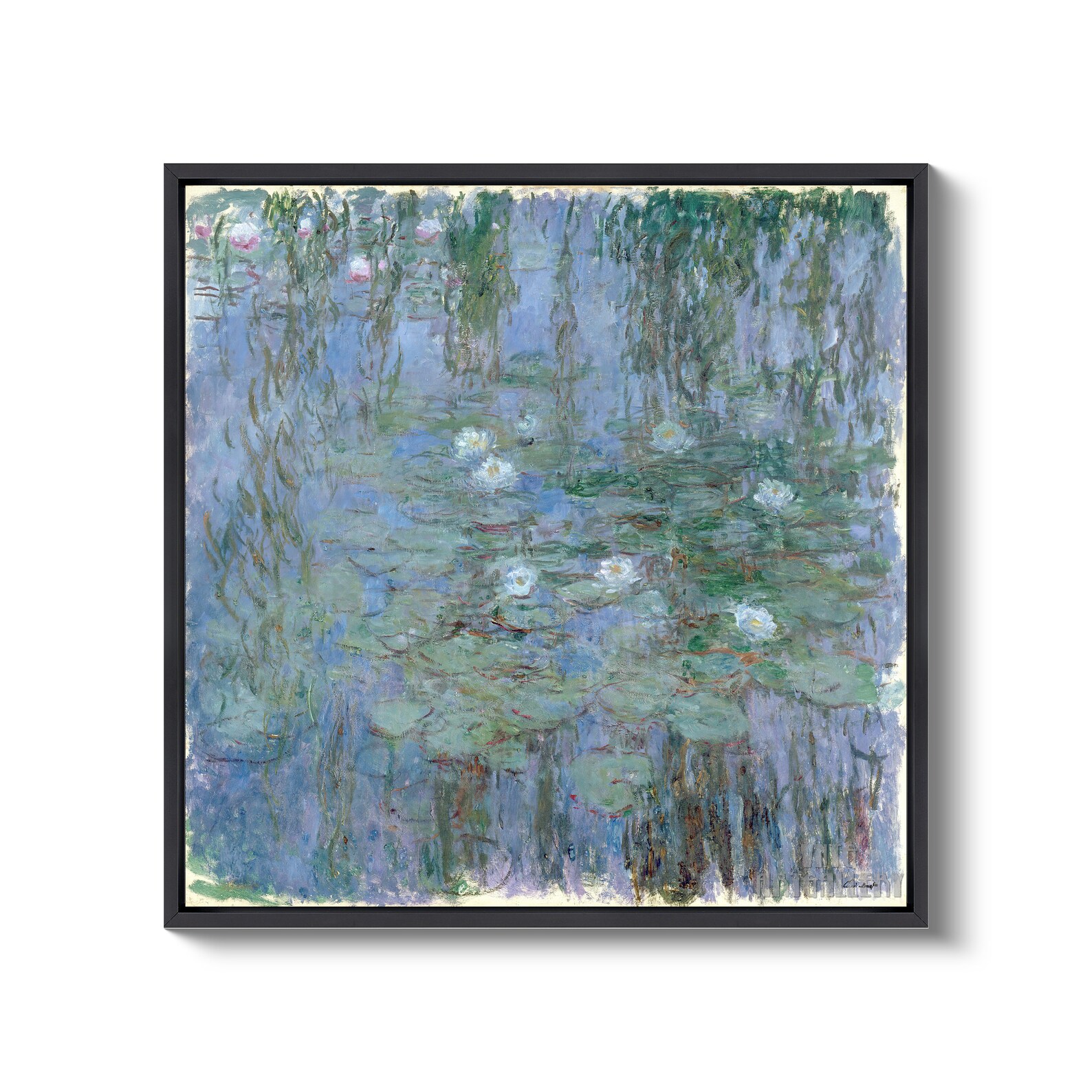 Claude Monet : Blue Water Lilies 1916 Canvas Gallery Wrapped - Etsy