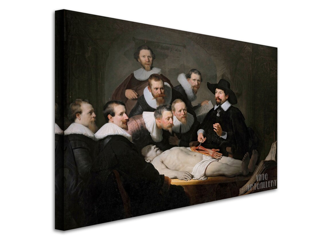 Rembrandt : the Anatomy Lesson of Dr Nicolaes Tulp 1632 - Etsy