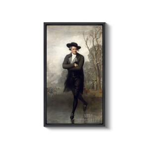 Gilbert Stuart : the Skater 1782 Canvas Gallery Wrapped or - Etsy