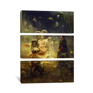 Ilya Repin : Sadko 1876 Canvas Gallery Wrapped Giclee Wall - Etsy