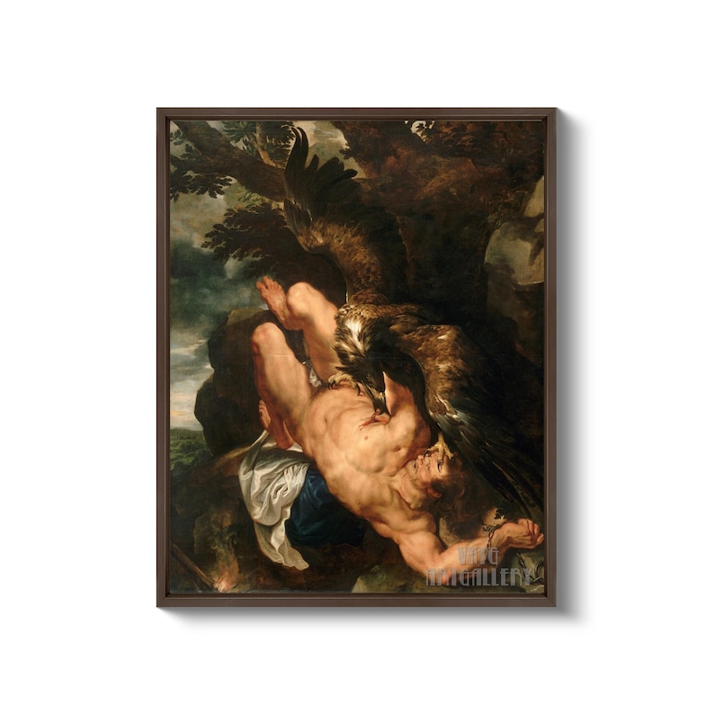 Peter Paul Rubens : Prometheus Bound (1611-12) Gallery Wrapped or ...