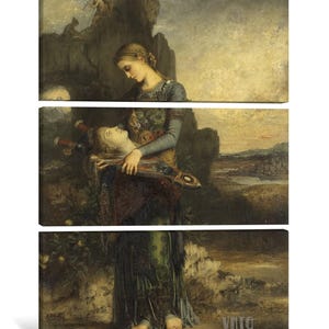 Gustave Moreau : Orpheus 1865 Canvas Gallery Wrapped Giclee Wall Art ...