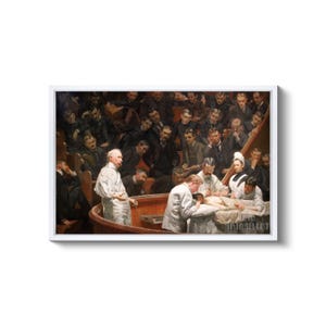 Thomas Eakins : the Agnew Clinic (1889) Canvas Gallery Wrapped or ...
