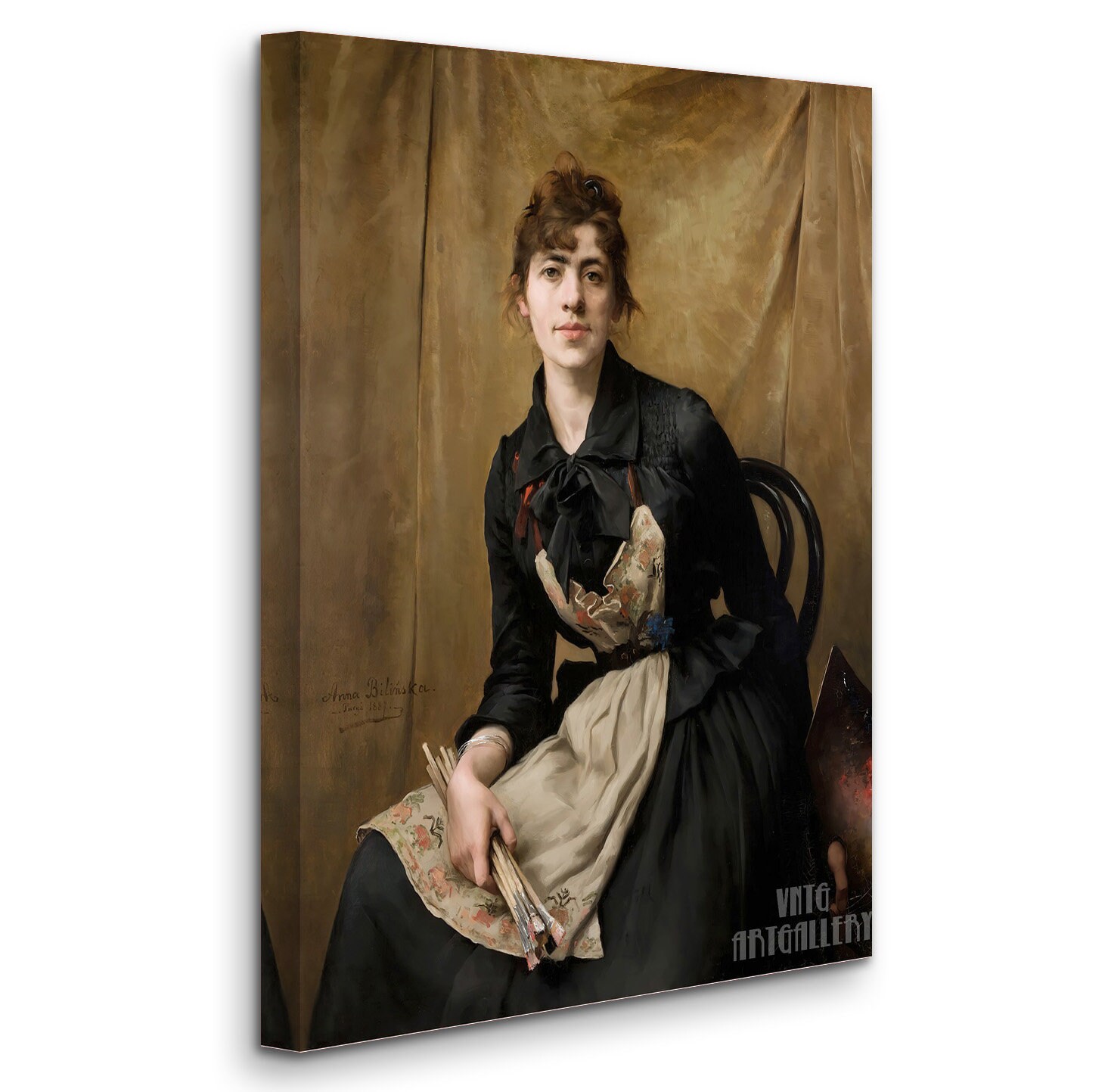 Anna Bilinska-bohdanowicz Self-portrait With Apron and - Etsy