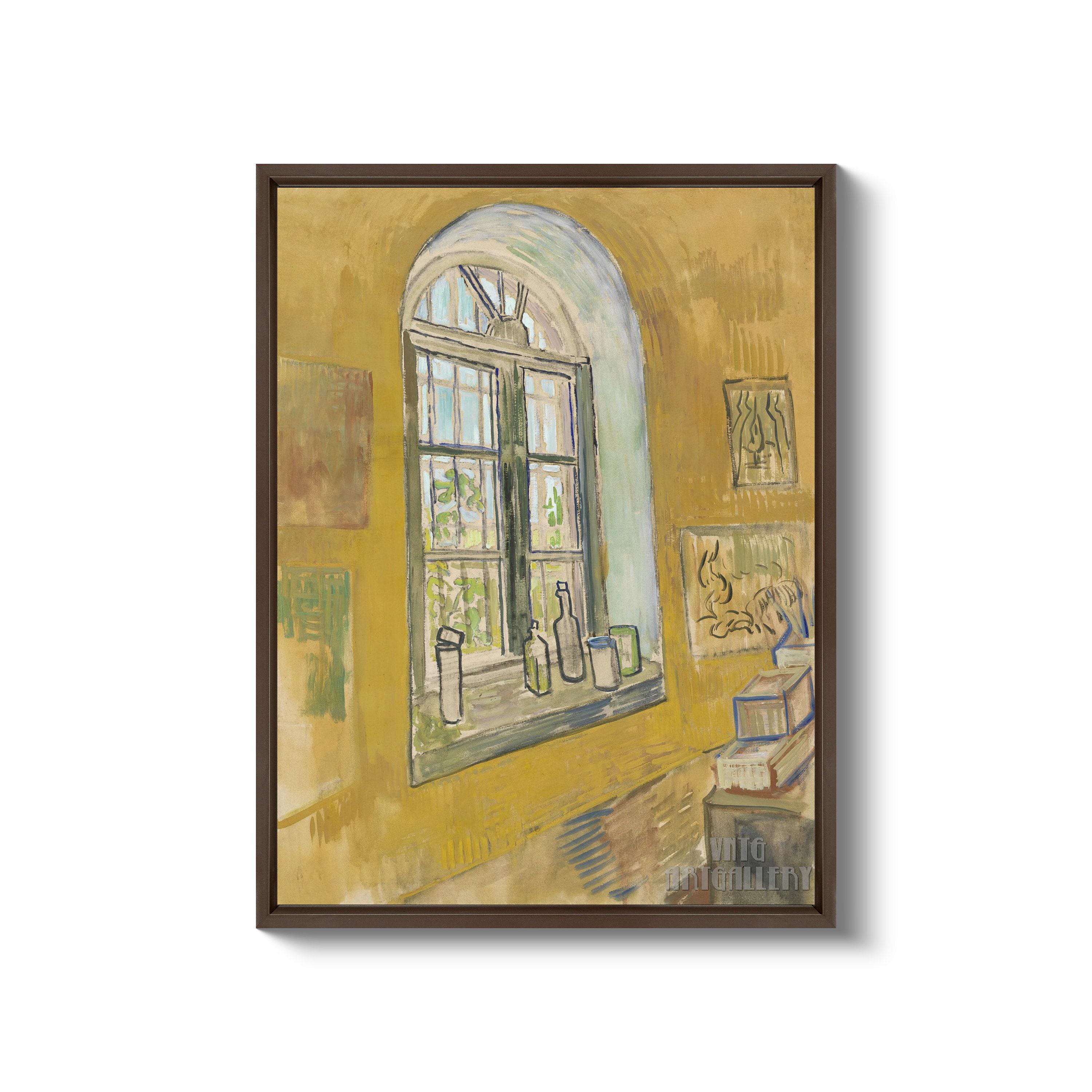 Vincent Van Gogh Window in the Studio (1889) Canvas Gallery Wrapped or ...