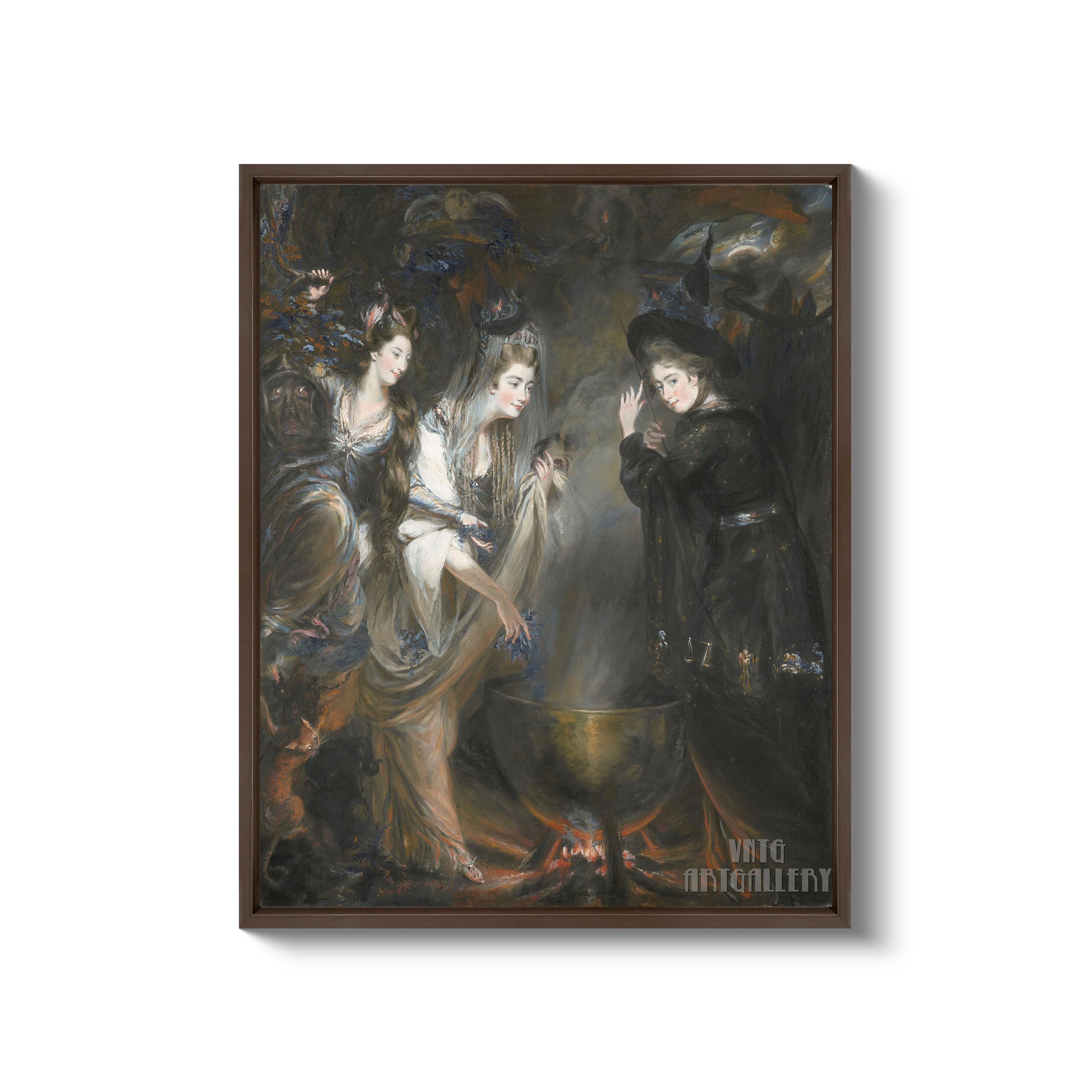 Witches Macbeth Painting