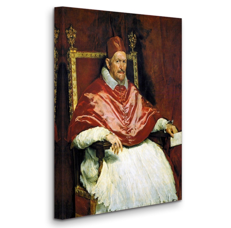 Diego Velazquez Portrait of Pope Innocent X 1650 Canvas | Etsy
