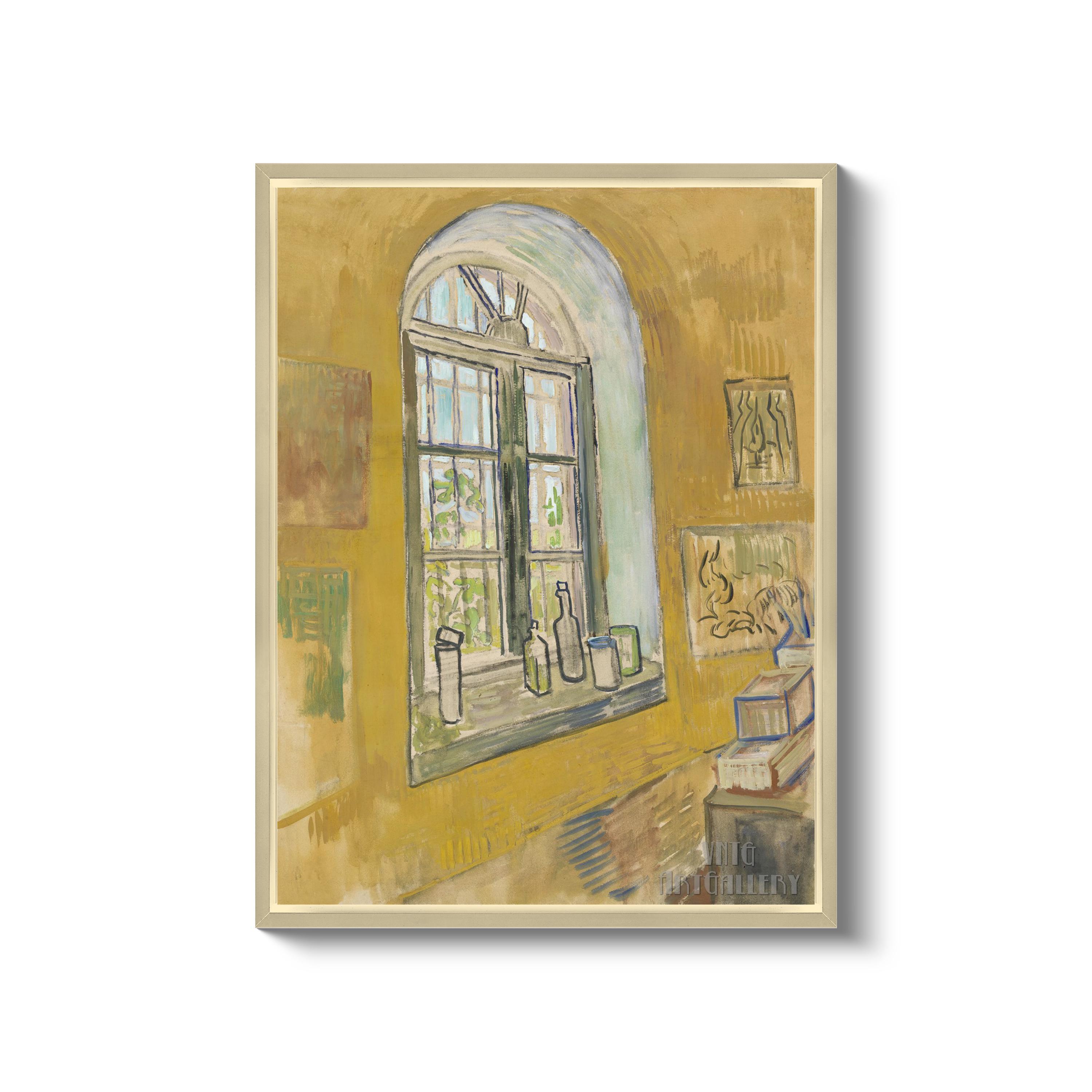 Vincent Van Gogh Window in the Studio (1889) Canvas Gallery Wrapped or ...