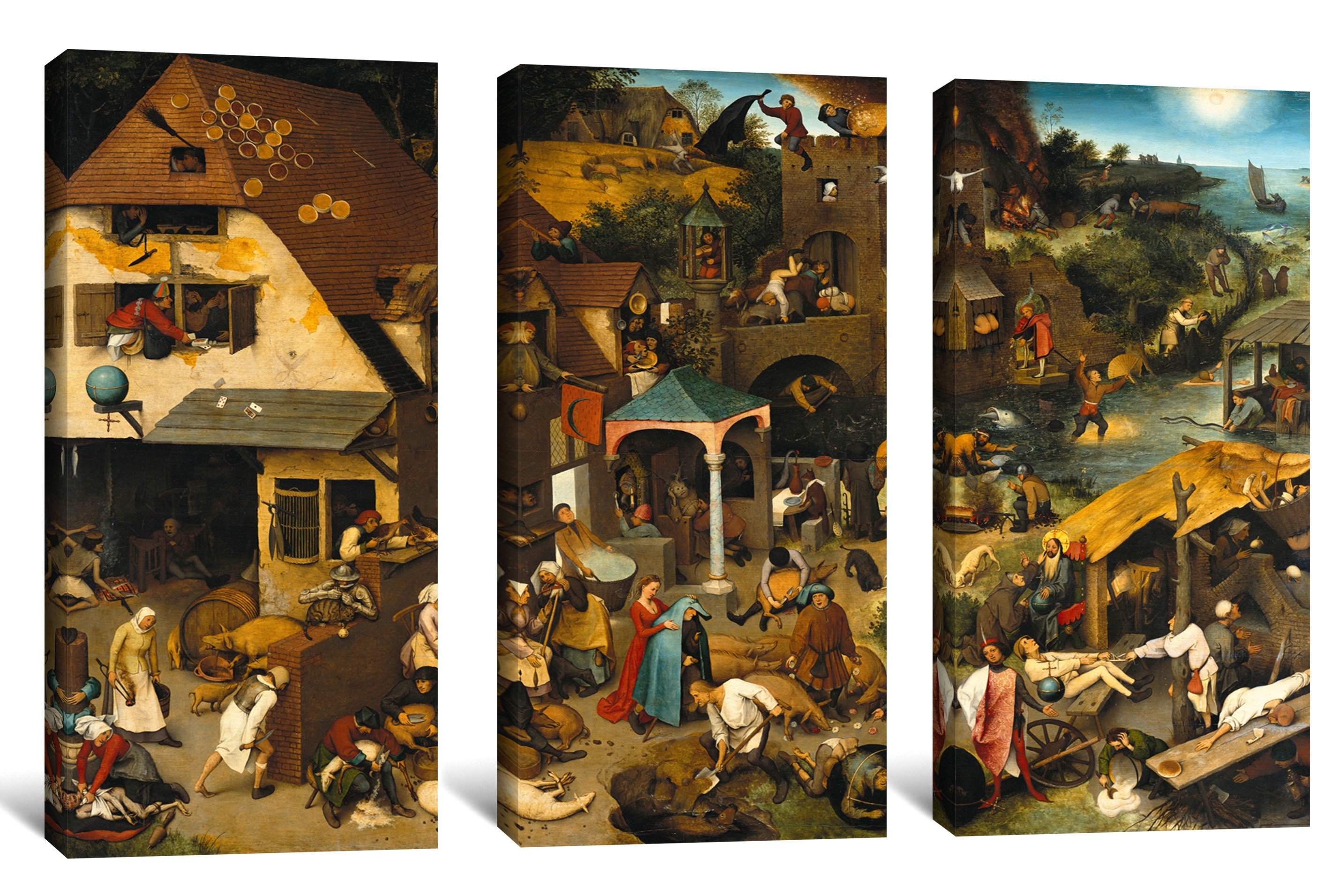Pieter Brueghel der Ältere : Die niederländischen Sprichwörter | Etsy Pieter Brueghel der Ältere : Die niederländischen Sprichwörter | Etsy