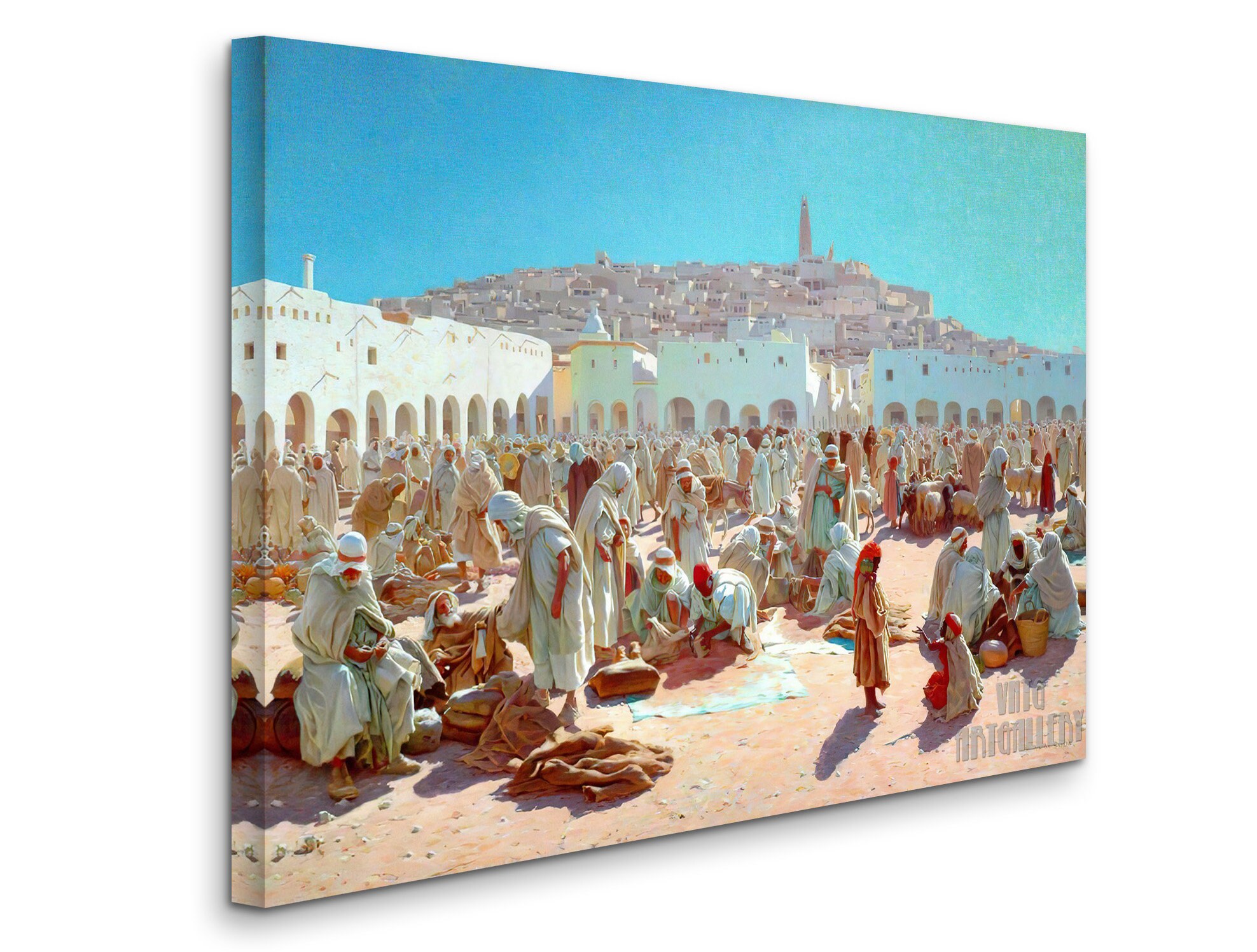 Thomas Frederick Mason Sheard : African Bazaar Scene 1896 - Etsy