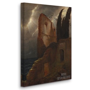 Arnold Böcklin : Ruin by the Sea 1881 Canvas Gallery Wrapped - Etsy