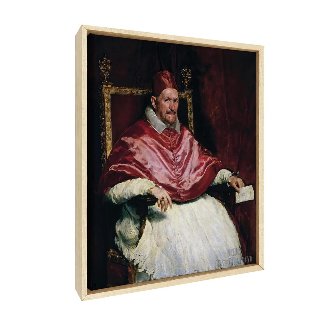 Diego Velazquez : Portrait of Pope Innocent X 1650 Canvas Gallery ...