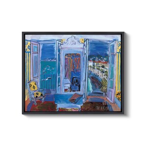 Raoul Dufy : Window Opening on Nice (1928) Canvas Gallery Wrapped or ...