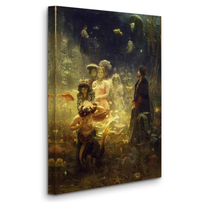 Ilya Repin : Sadko 1876 Canvas Gallery Wrapped Giclee Wall - Etsy