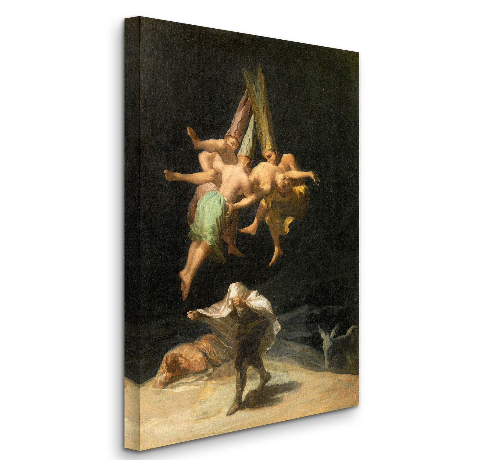 Francisco Goya : Witches' Flight 1797 Canvas Gallery - Etsy