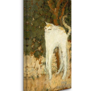 Pierre Bonnard : the White Cat Le Chat Blanc 1894 Canvas Gallery ...