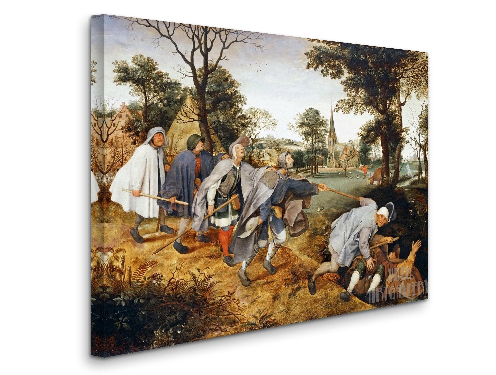 Pieter Brueghel the Elder : the Blind Leading the Blind (1568) Canvas ...