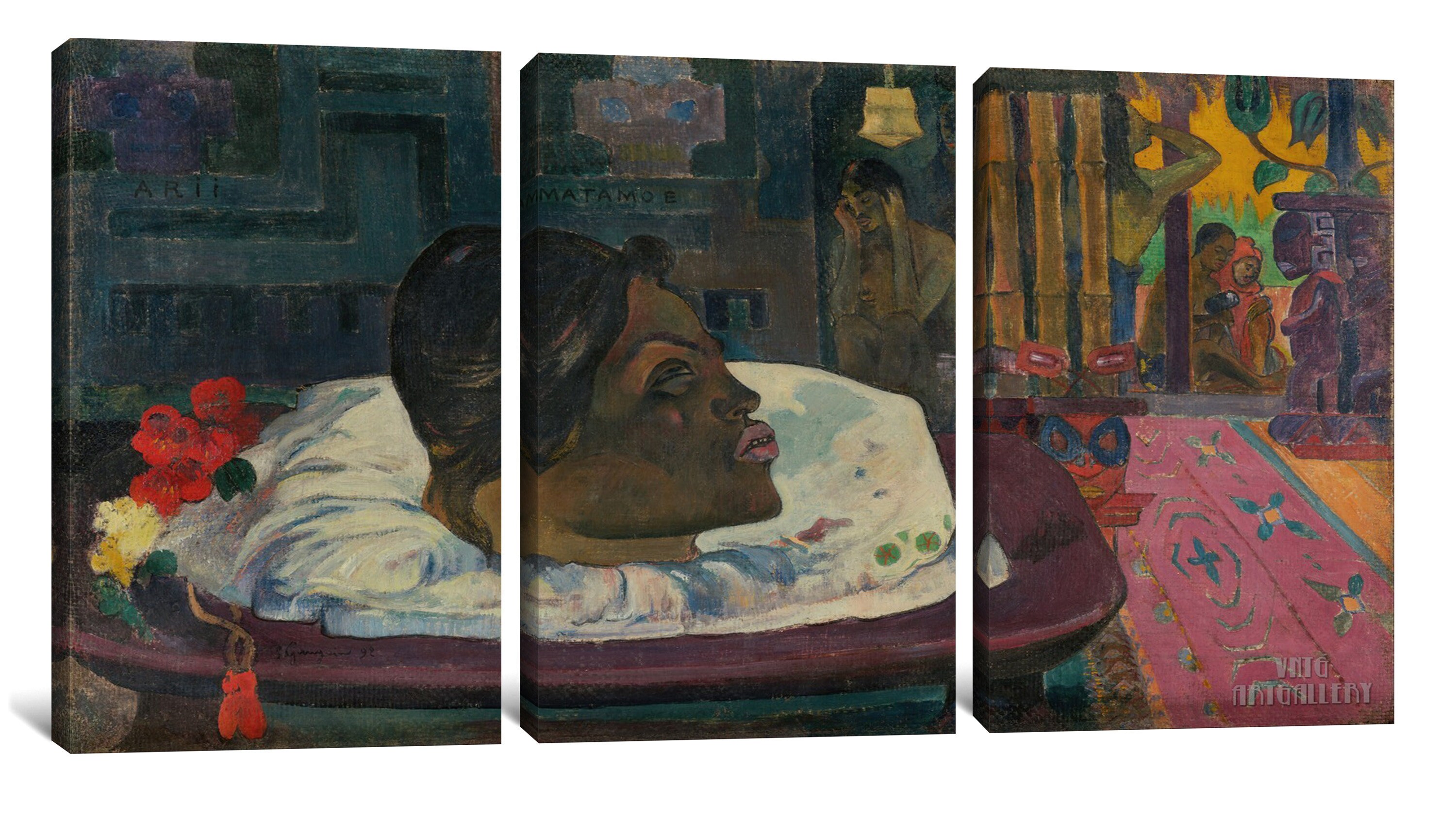 Paul Gauguin : French Arii Matamoe the Royal End 1892 - Etsy
