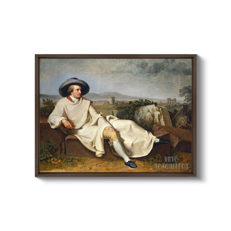 Johann Heinrich Wilhelm Tischbein : Goethe in the Roman Campagna (1787 ...