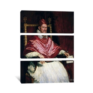 Diego Velazquez : Portrait of Pope Innocent X 1650 Canvas Gallery ...