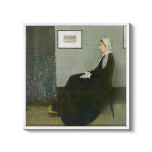 James Mcneill Whistler : Whistler's Mother (1871) Canvas Gallery ...