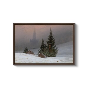 Caspar David Friedrich : Winter Landscape (1811) Canvas Gallery Wrapped ...