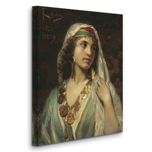Claude Ferdinand Gaillard : French Odalisque (1859) Canvas Gallery ...