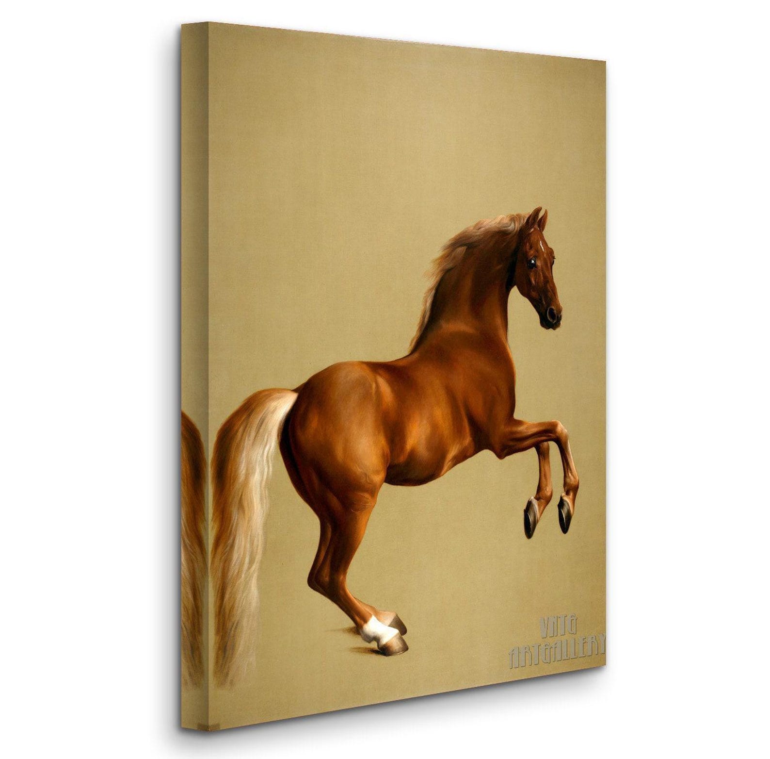 George Stubbs : Whistlejacket (1762) Canvas Gallery Wrapped or Framed ...