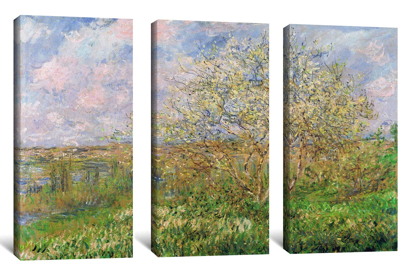 Claude Monet : Spring 1880 Canvas Gallery Wrapped Giclee | Etsy