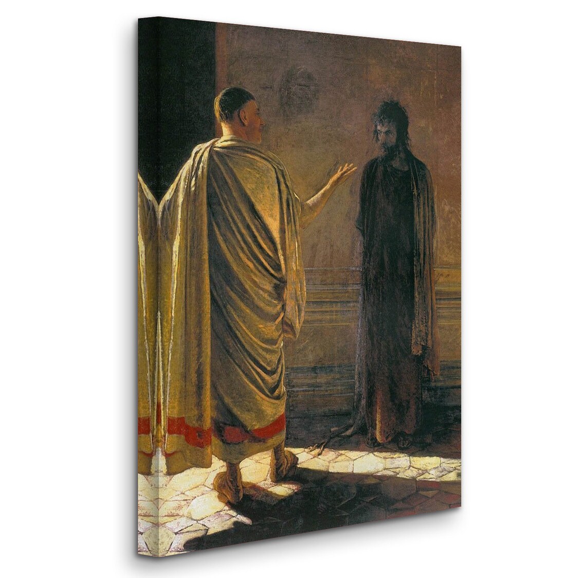 Nikolai Ge Christ and Pilate What is truth 1890 Canvas | Etsy