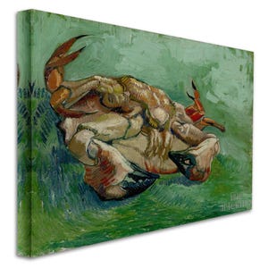 Vincent Van Gogh : A Crab on Its Back (1887) Canvas Gallery Wrapped or ...